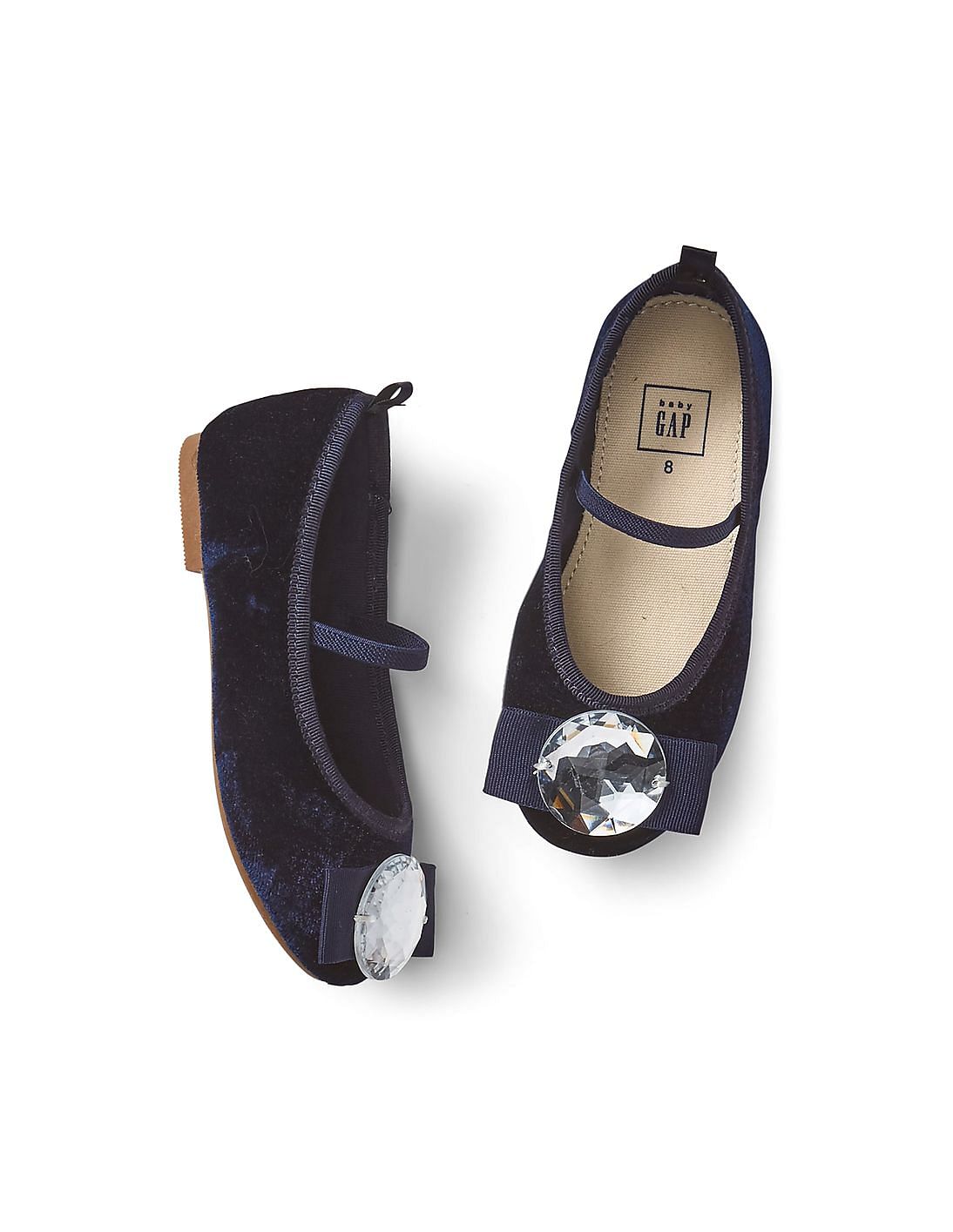 Buy GAP Girls Blue Gem Ballet Flats NNNOW