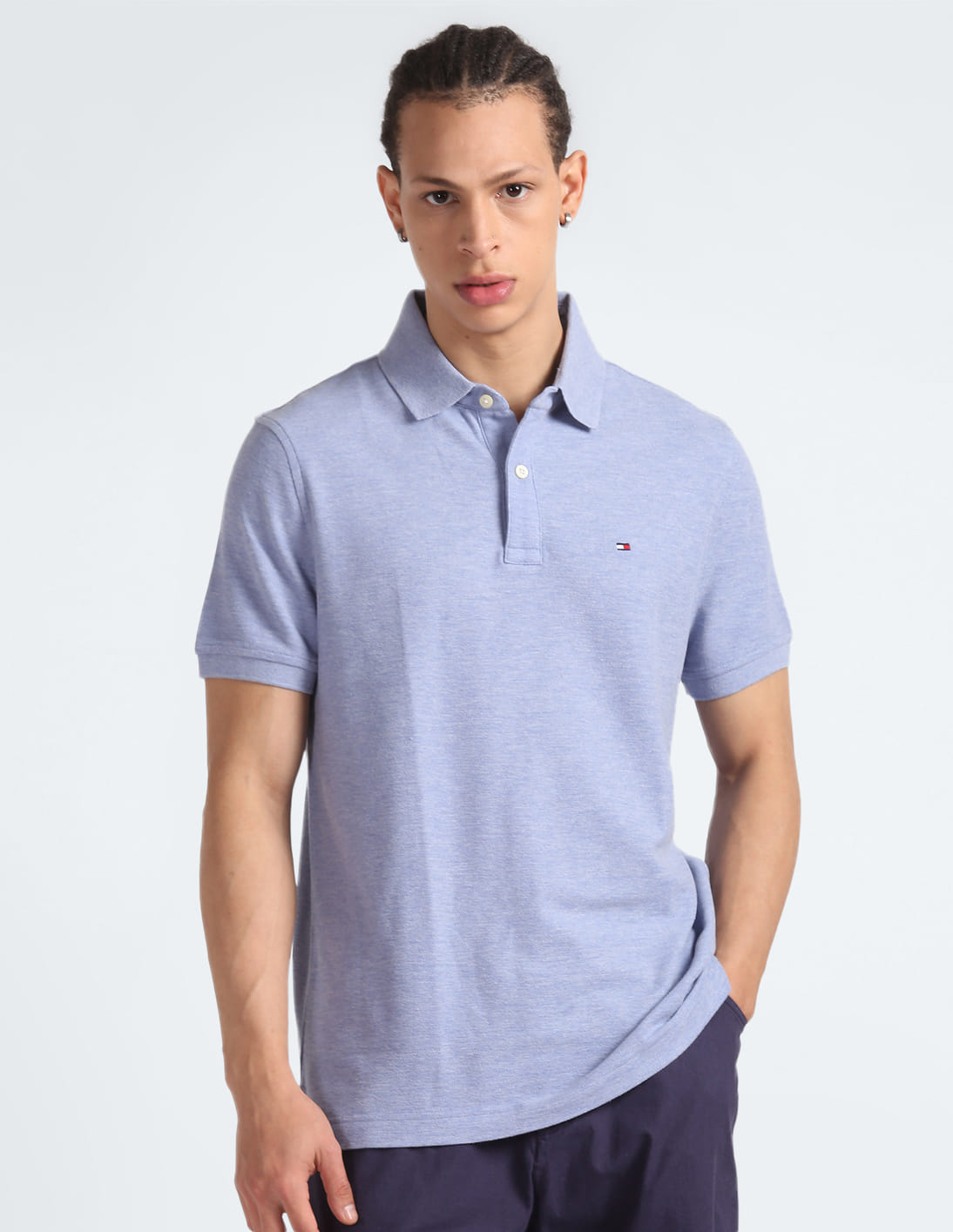 Buy Tommy Hilfiger Heathered Justin Polo Shirt - NNNOW.com